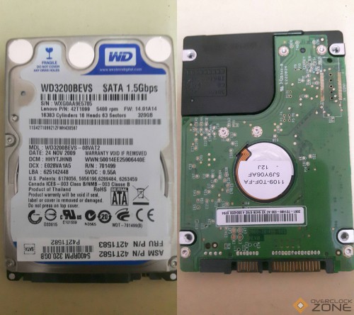 [NB]_ขาย HDD Western 320GB 2.5" (สภาพสวยมาก) - Overclockzone.com ชุมชนคนไอที ที่ใหญ่ที่สุดในเมืองไทย
