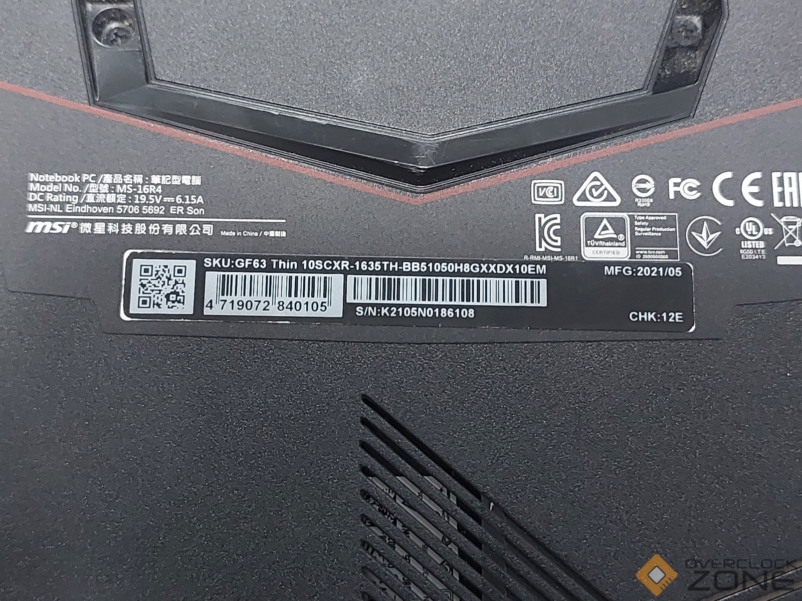 MSI GF63 THIN ประกันศูนย์ ราคา 15,500.- - Overclockzone.com ชุมชนคนไอที ที่ใหญ่ที่สุดในเมืองไทย