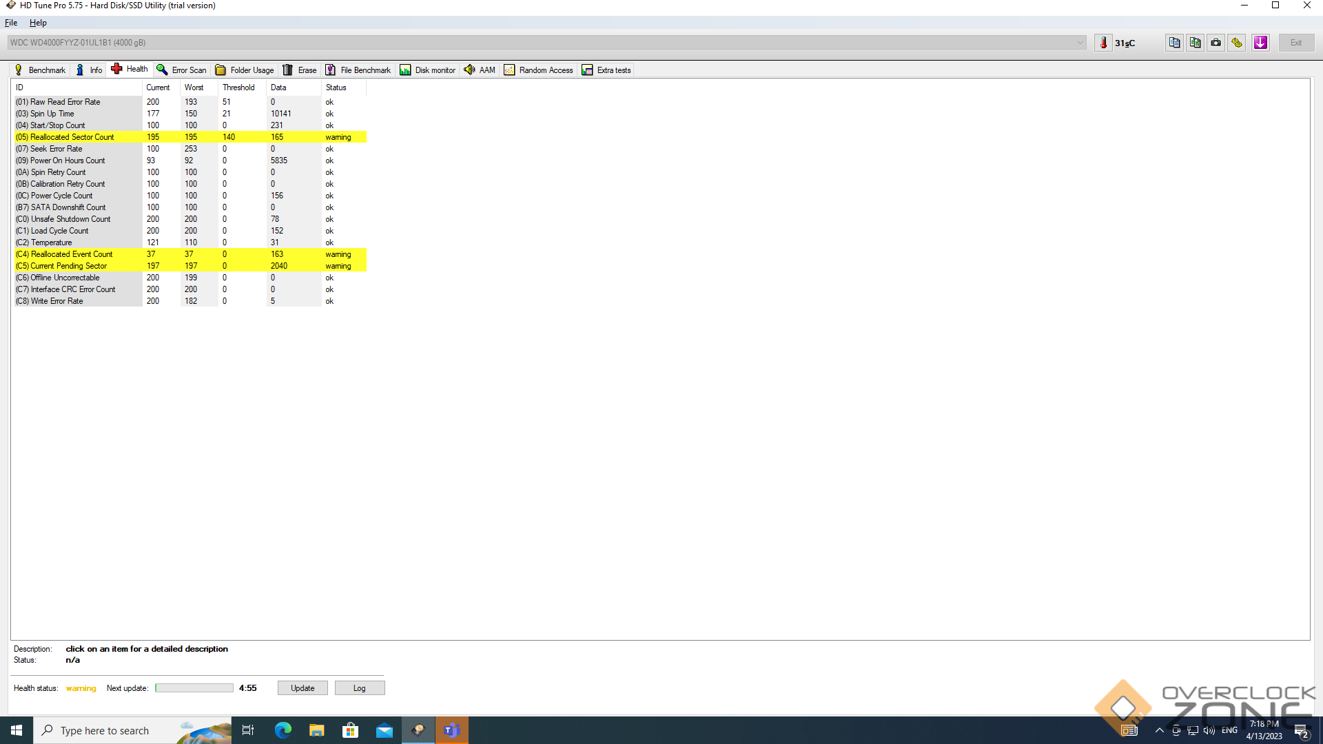 Disk WD400FYYZ H 2 - ocpost overclockzone.com