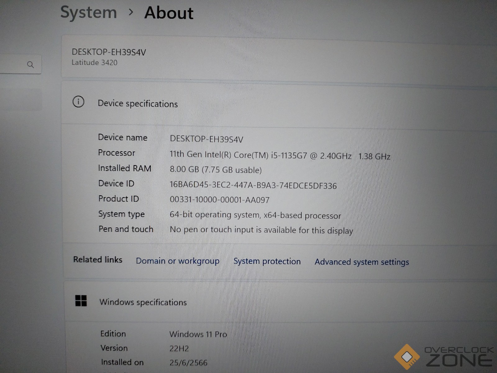 DELL LATITUDE 3420 (i5 GEN 11) ประกันศูนย์ 11-2024 ราคา 10,900.- - Overclockzone.com ชุมชนคนไอที ...